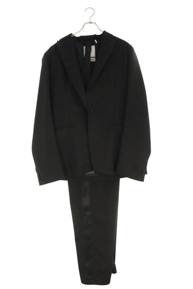 モンクレール  サカイ サイズ:2×48  23AW ロゴワッペン付ギャバジン素材セットアップスーツ 中古 BS99