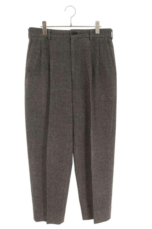 コムデギャルソンオム サイズ:L  HP-04013L 田中オム期 AD1995 ツータックウールスラックスロングパンツ 中古 BS99