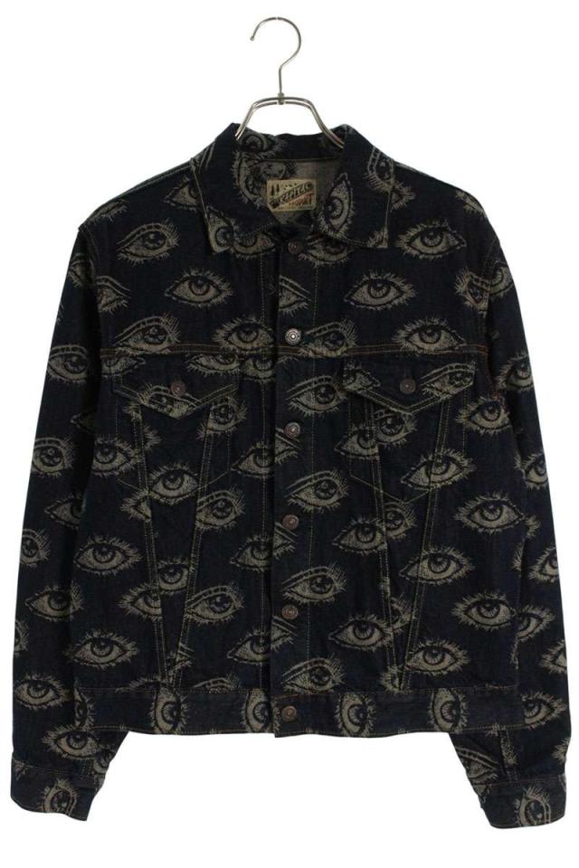 キャピタル サイズ:3/L  12oz SPEAKEASY DENIM 3rd K2409LJ002 総柄3rdデニムジャケット 中古 FK04
