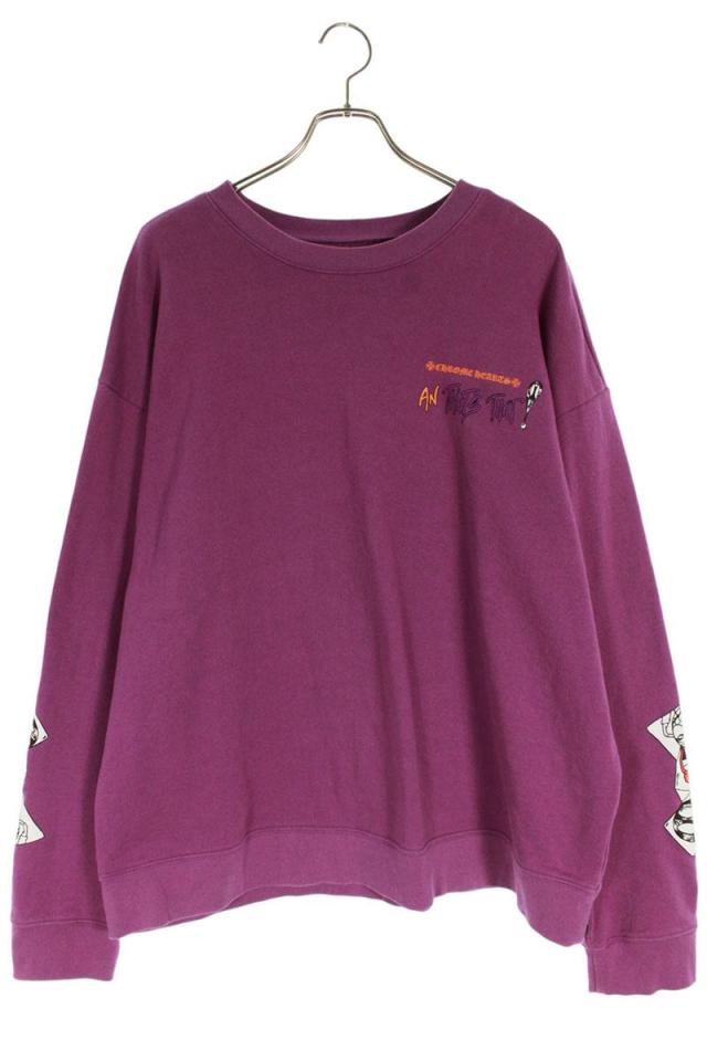 クロムハーツ サイズ:XXL  IWANT MORE NOT LESS MATTY BOYプリントスウェット 中古 SJ02