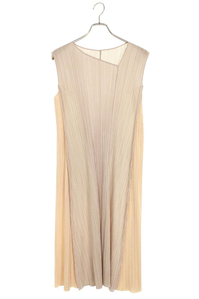 プリーツプリーズ サイズ:3  PP11-JH562 プリーツノースリーブワンピース 中古 BS99