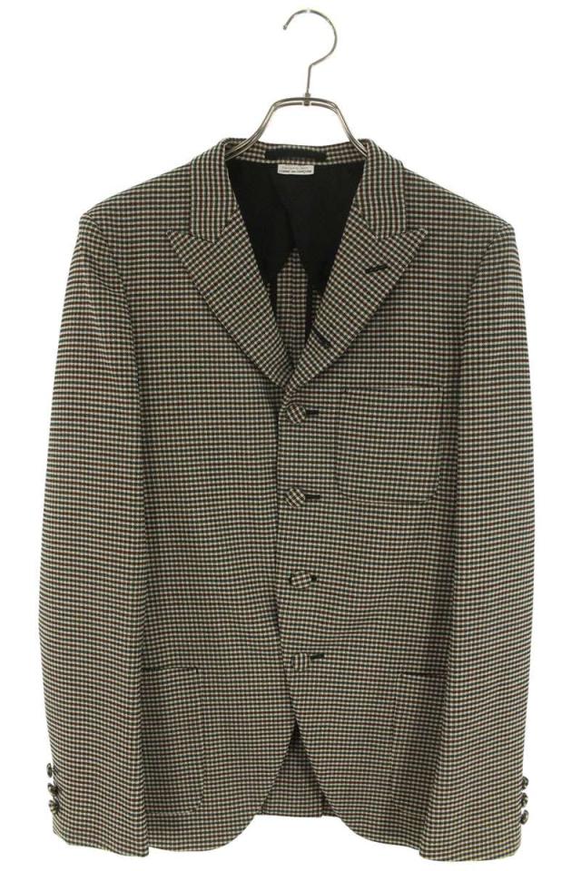 コムデギャルソンオムプリュス サイズ:S  PT-J020 ハウンドトゥースジャケット 中古 BS99