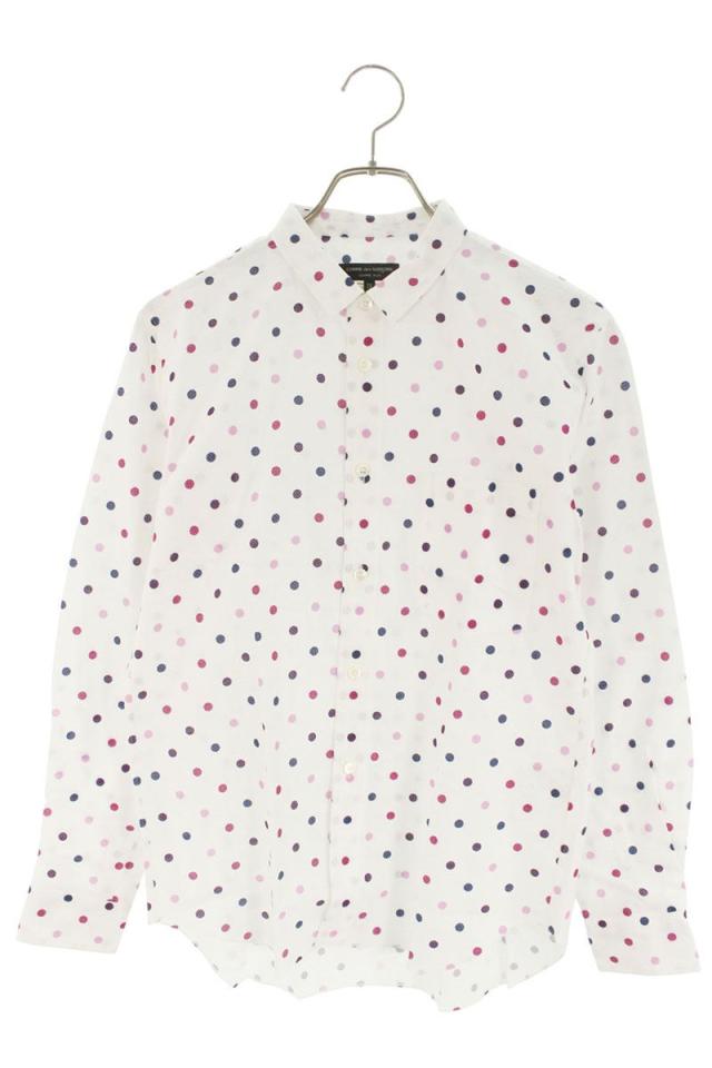 コムデギャルソンオムプリュス サイズ:XS  PS-B036 水玉ドット長袖シャツ 中古 BS99