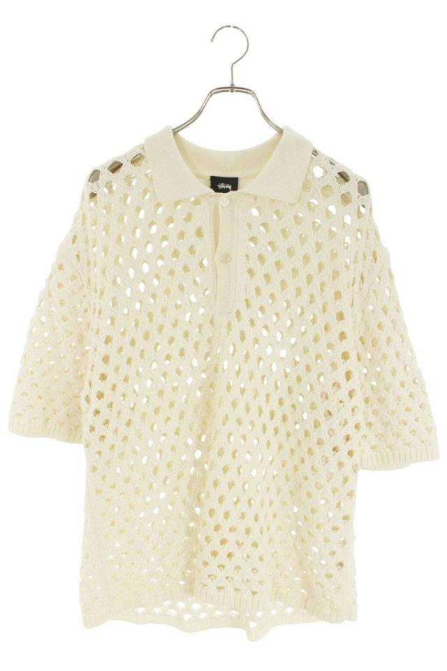 ステューシー サイズ:L  117178 メッシュポロ半袖シャツ 中古 BS99