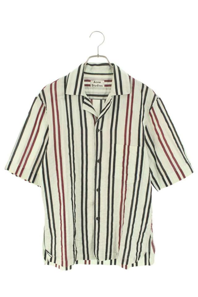 アクネストゥディオズ サイズ:44  FN-MN-SHIR000199 ストライプ半袖シャツ 中古 BS99