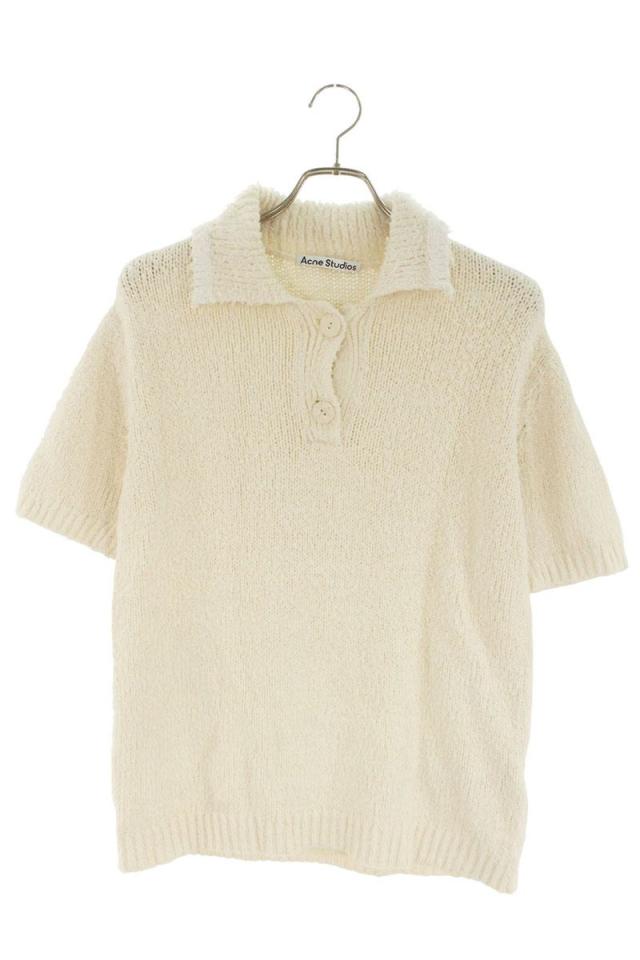 アクネストゥディオズ サイズ:XS  FN-WN-KNIT000337 ポロニット半袖シャツ 中古 BS99