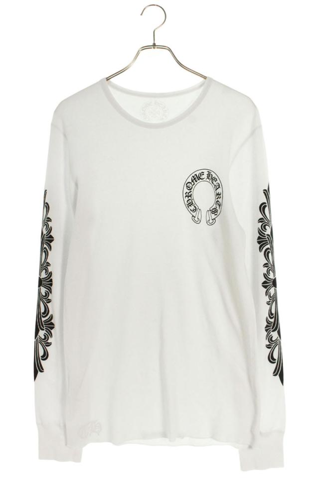 クロムハーツ サイズ:XL  Thermal L S 袖フローラルプリントサーマル長袖カットソー 中古 OK15