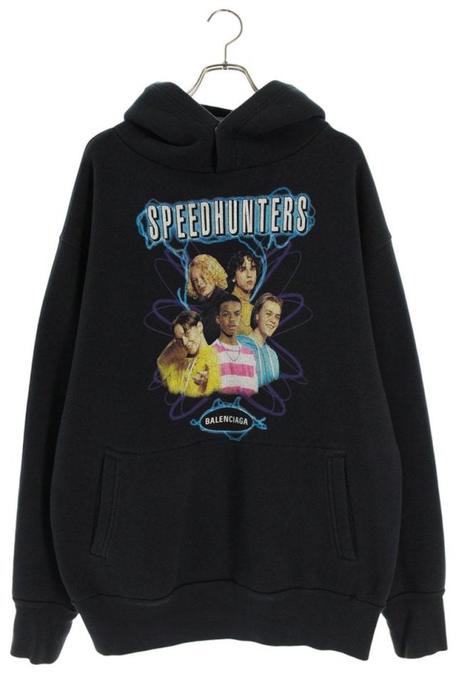 バレンシアガ サイズ:M  19AW  541707 TCV37 スピードハンターズプルオーバーパーカー 中古 OM10