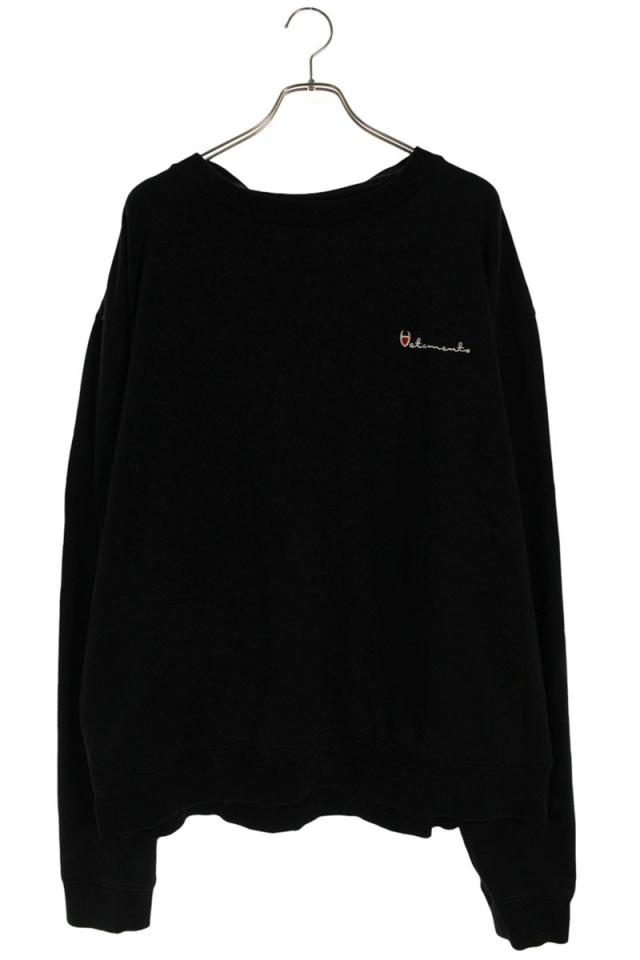 ヴェトモン  チャンピオン サイズ:L  16SS  SS16TP12 カッティングデザインリバーシブルロゴスウェット 中古 SB01