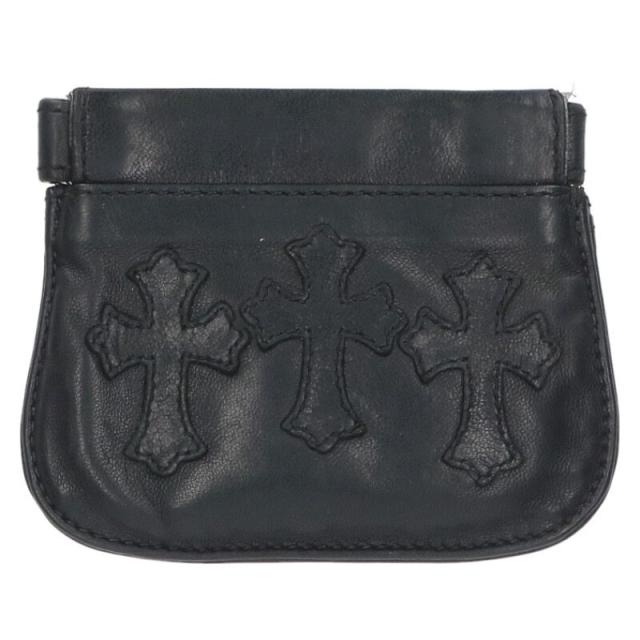 クロムハーツ   SNAP BACK COIN CASE クロスパッチ付きケース 中古 SJ02