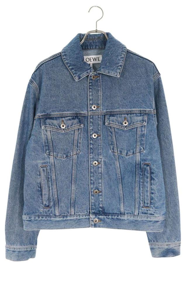 ロエベ サイズ:46  25AW  H526Y50W41 アナグラム刺繍デニムジャケット 新古品 SS13