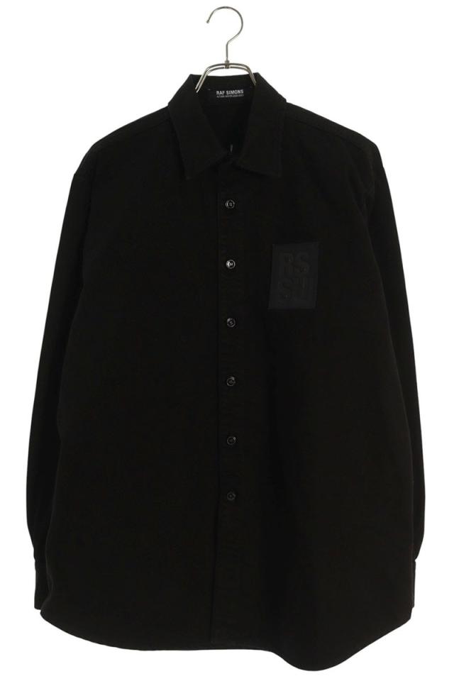 ラフシモンズ サイズ:S  22AW  222-M242-10032-0099 ストレートフィットデニム長袖シャツ 新古品 SB01