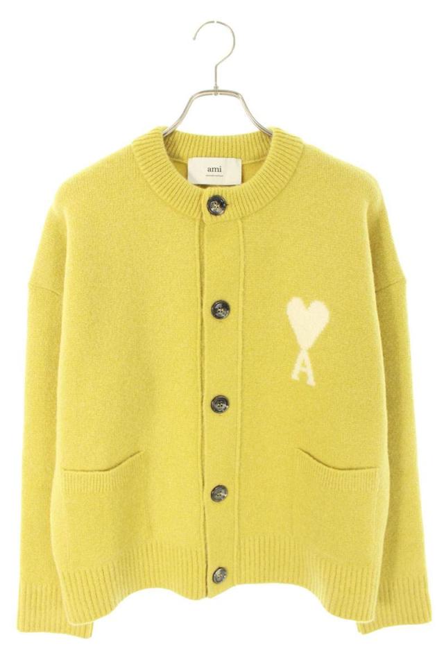 アミアレクサンドルマテュッシ サイズ:XL  25AW  UKC366 ハートA刺繍ノーカラーカーディガン 新古品 SB01
