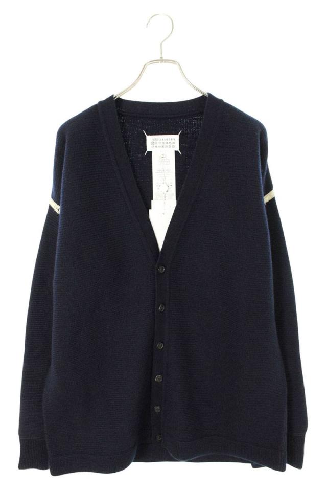 メゾンマルジェラ サイズ:M  S50HA1081 デニムエルボーパッチカーディガン 新古品 SB01