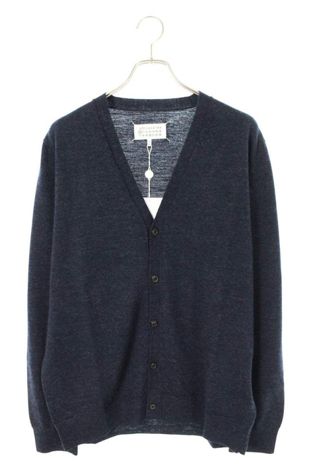 メゾンマルジェラ サイズ:L  25AW  S50HP0027 12G エルボーパッチ ウールカーディガン 新古品 SB01