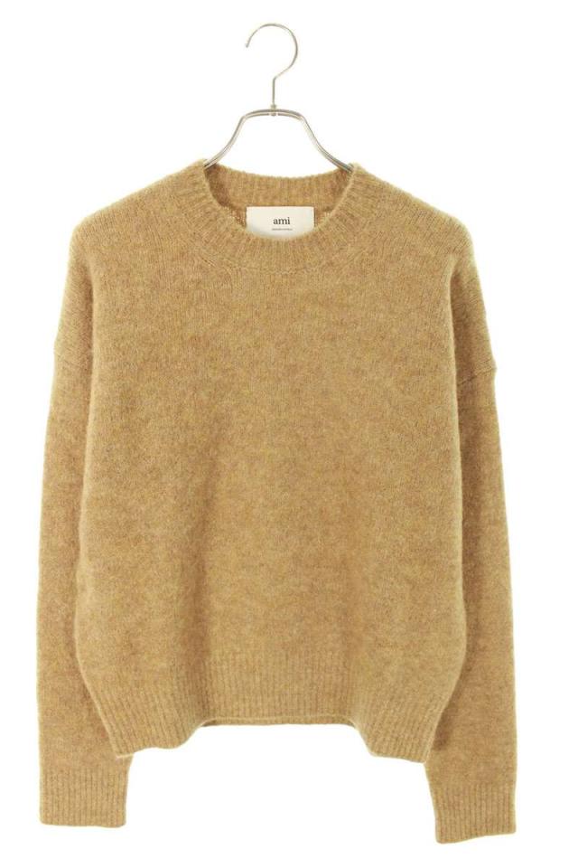 アミアレクサンドルマテュッシ サイズ:M  25AW  HKS824 ロゴ刺繍クルーネックニット 新古品 SB01