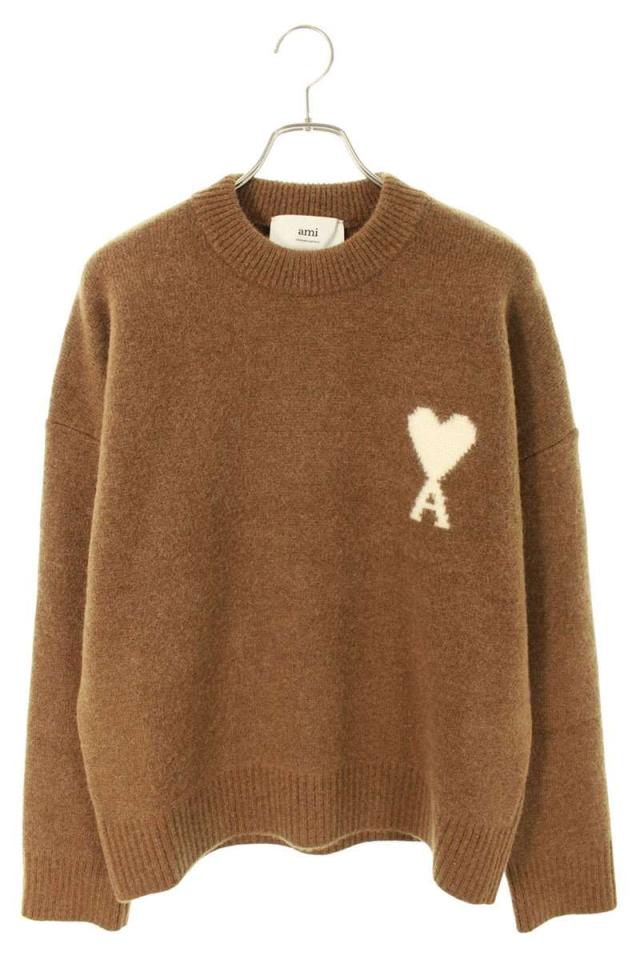 アミアレクサンドルマテュッシ サイズ:M  25AW  UKS836 ハートA刺繍クルーネックニット 新古品 SB01