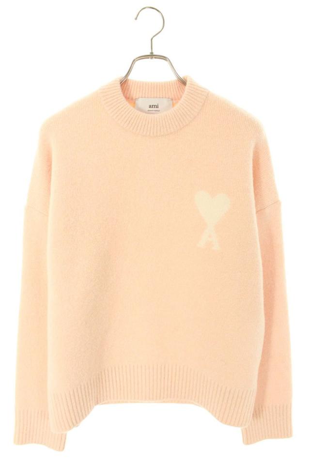 アミアレクサンドルマテュッシ サイズ:S  25AW  UKS836 ハートA刺繍クルーネックニット 新古品 SB01