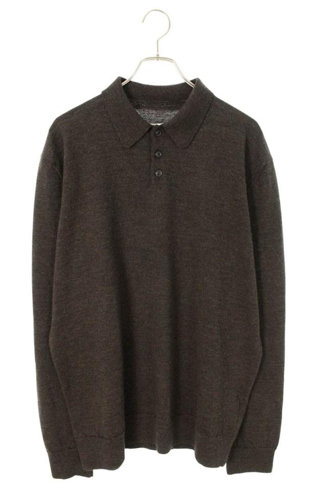 メゾンマルジェラ サイズ:XL  25AW  S50GL0061M エルボーパッチポロニット 新古品 SB01