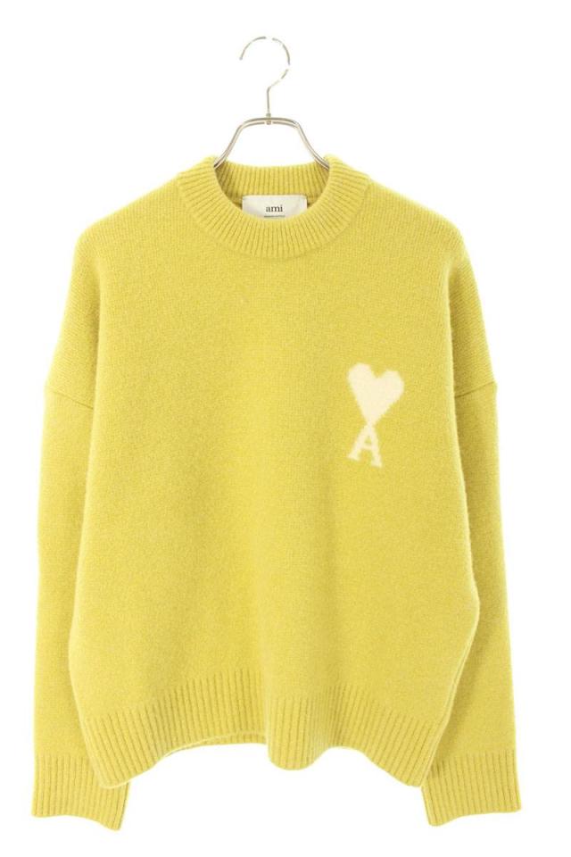 アミアレクサンドルマテュッシ サイズ:M  25AW  UKS836 ハートA刺繍クルーネックニット 新古品 OM10