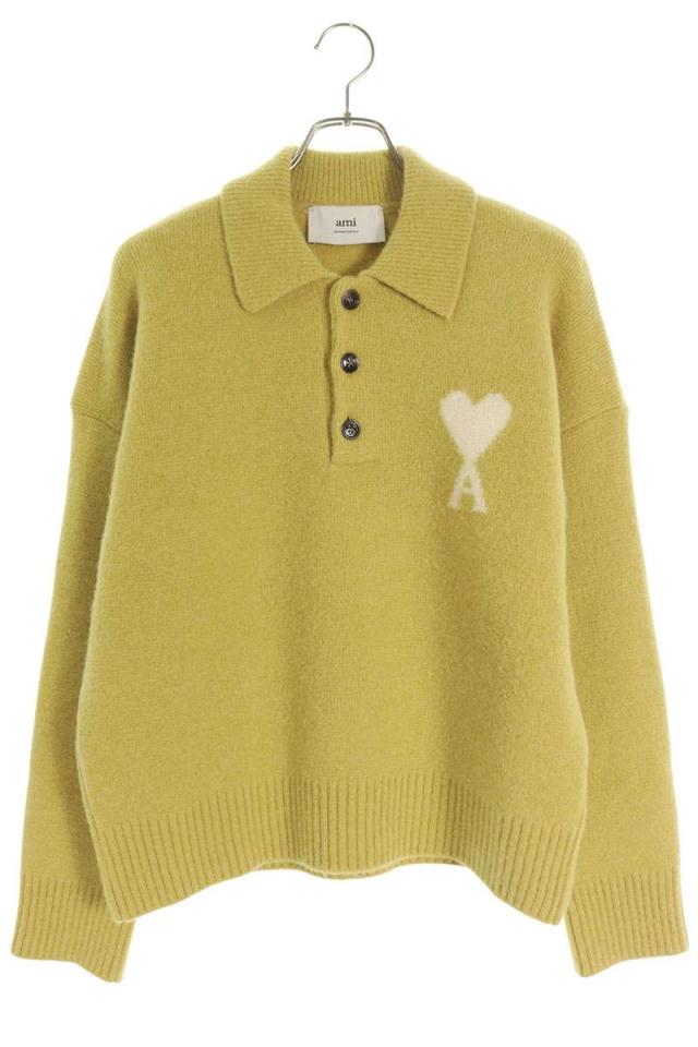 アミアレクサンドルマテュッシ サイズ:S  25AW  UPL408 ハートA刺繍ポロニット 新古品 OM10