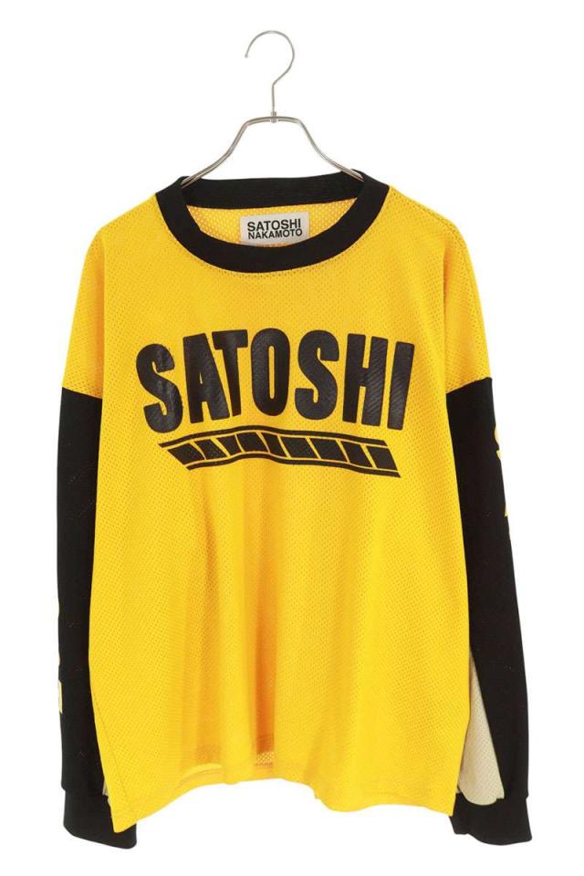 サトシナカモト サイズ:XXL ロゴメッシュジャージ長袖カットソー 中古 BS55