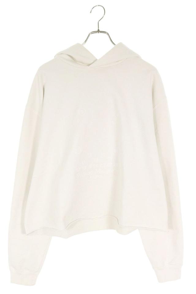 メゾンマルジェラ サイズ:S  S50GU0205 ナンバリングロゴクロップドパーカー 中古 SB01