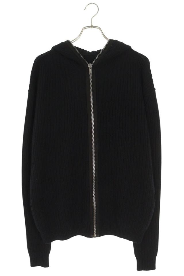 リックオウエンス サイズ:S  25AW  RU02E1647-KWV ジップアップニットパーカー 新古品 SS13