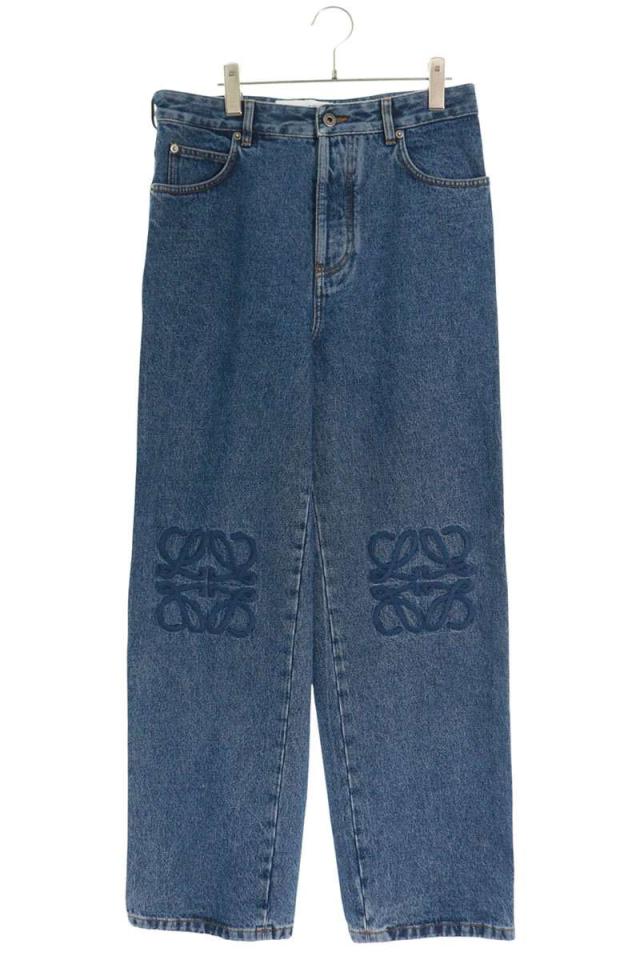 ロエベ サイズ:48  25AW  H526Y11WA6 アナグラム刺繍デニムパンツ 新古品 SB01