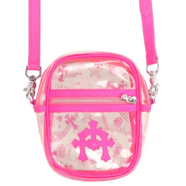 クロムハーツ   TAKA MINI タカミニ PVC素材クロスパッチ付きショルダーバッグ 中古 OS06