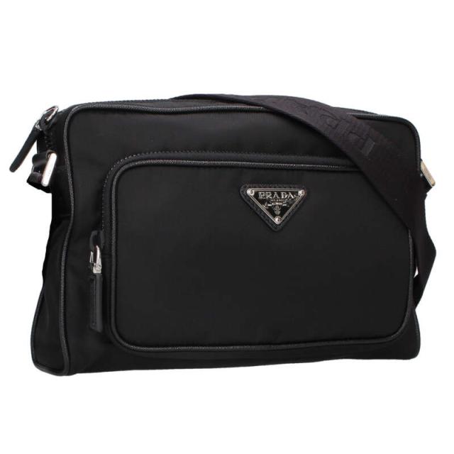 プラダ   2VH190 スモール Re-Nylonサフィアーノレザーショルダーバッグ 新古品 OM10