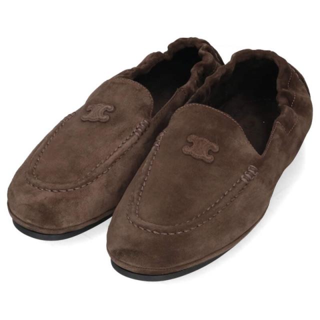 セリーヌ サイズ:42  25AW  364707029C トリオンフロゴアダムローファー 新古品 SB01