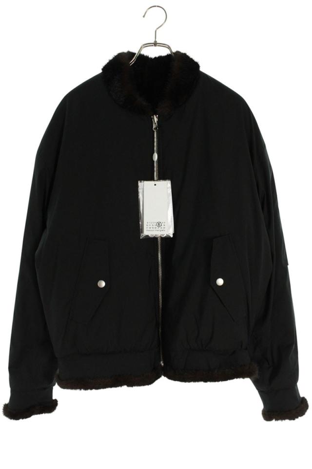 エムエムシックス サイズ:46  25AW  SH2AM0044 リバーシブルボンバージャケットブルゾン 新古品 SB01