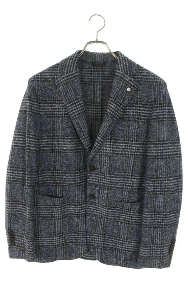 エルビーエム1911  チェック総柄2Bジャケット 中古 BS99