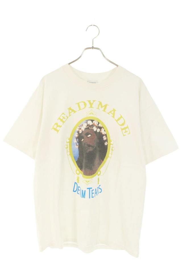 レディメイド  デニムティアーズ サイズ:XL  22SS  RE-DT-WH-00-00-12 ジーザスプリントTシャツ 中古 BS99
