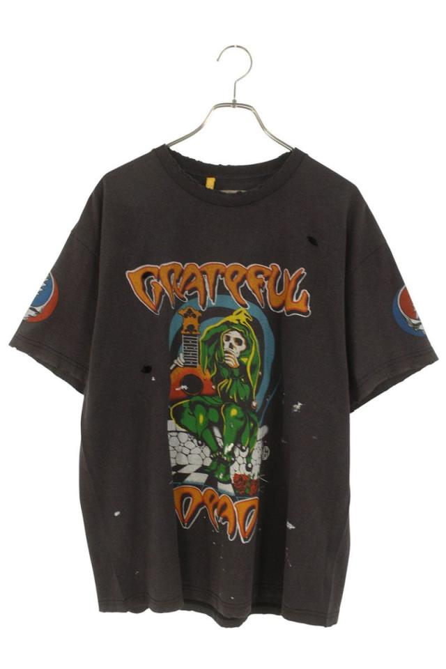 ギャラリーデプト サイズ:L  22SS  GRATEFUL DEAD スカルロゴプリントヴィンテージ加工Tシャツ 中古 BS99
