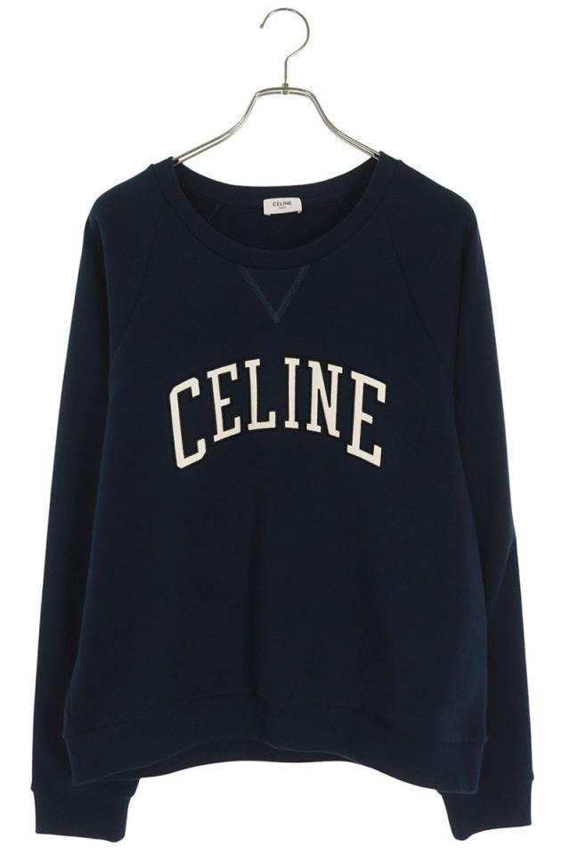 セリーヌ サイズ:XL  25AW  RY0HD670Q ロゴワッペンスウェット 新古品 OM10