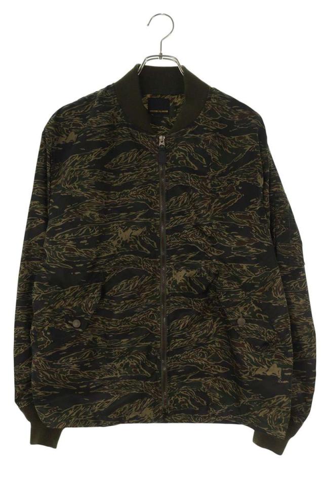 ヒステリックグラマー サイズ:L  02211AB07 バックロゴプリントタイガーカモブルゾン 中古 BS99
