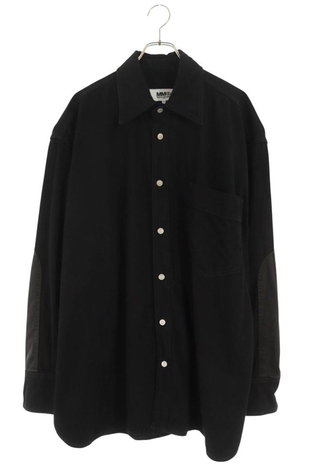 エムエムシックス サイズ:S  23SS  S52DL0225 オーバーサイズデニム長袖シャツ 中古 BS99
