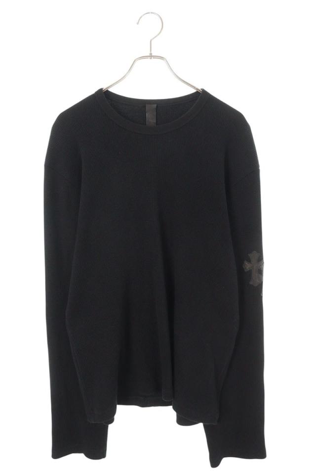クロムハーツ サイズ:XL  Y NOT クロスパッチ付きサーマル長袖カットソー 中古 FK04