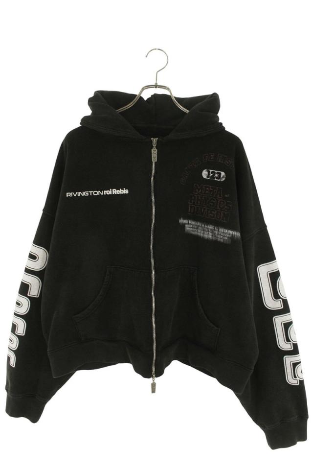 リヴィントンロイレビス サイズ:M クロップド丈ジップアップパーカー 中古 SS13