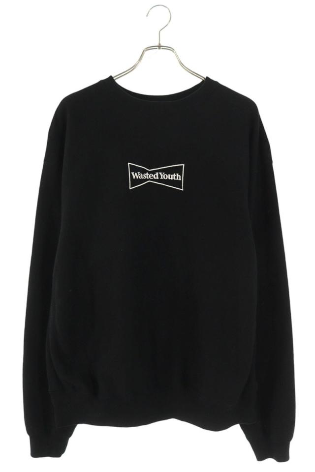 ウェイステッドユース サイズ:XXL ロゴプリントスウェット 中古 BS99