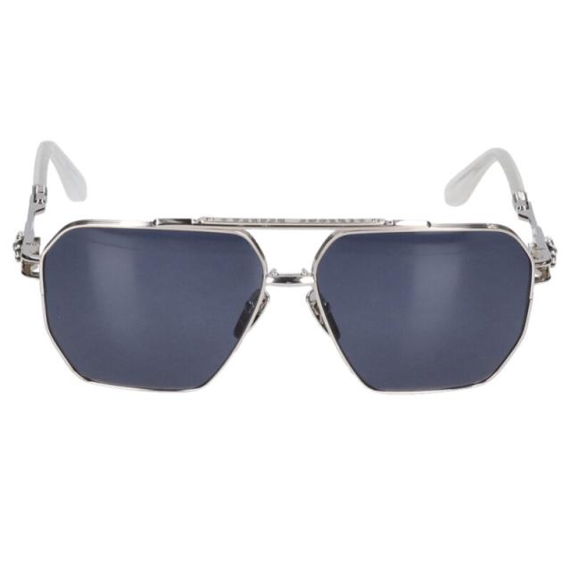 クロムハーツ サイズ:61□13-145  RIPPING クロステンプルダブルブリッジサングラス 中古 SJ02