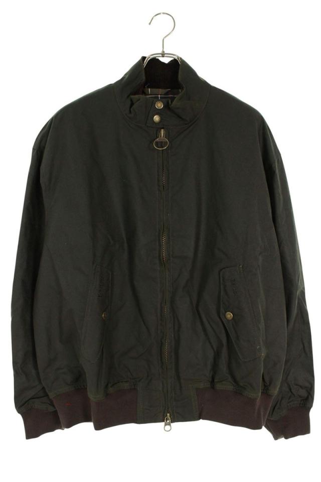 バブアー  バラクータ サイズ:M  24AW  G9 Stand Collar Wax Cotton Blouson 242MWX2327 スタンドカラーワックスジップアップブルゾン 中古 BS99