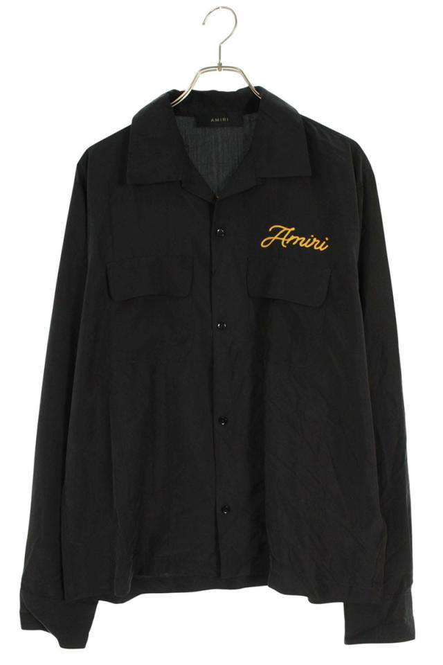 アミリ サイズ:L オープンカラー レーヨン長袖シャツ 中古 SB01