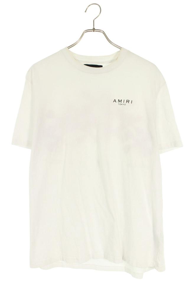アミリ サイズ:L バックボーンプリントTシャツ 中古 BS99