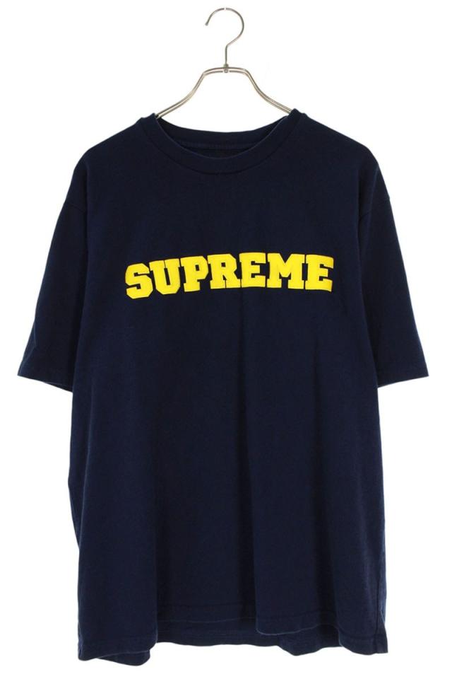 シュプリーム サイズ:L  23AW  Collegiate S S Top カレッジロゴTシャツ 中古 BS99