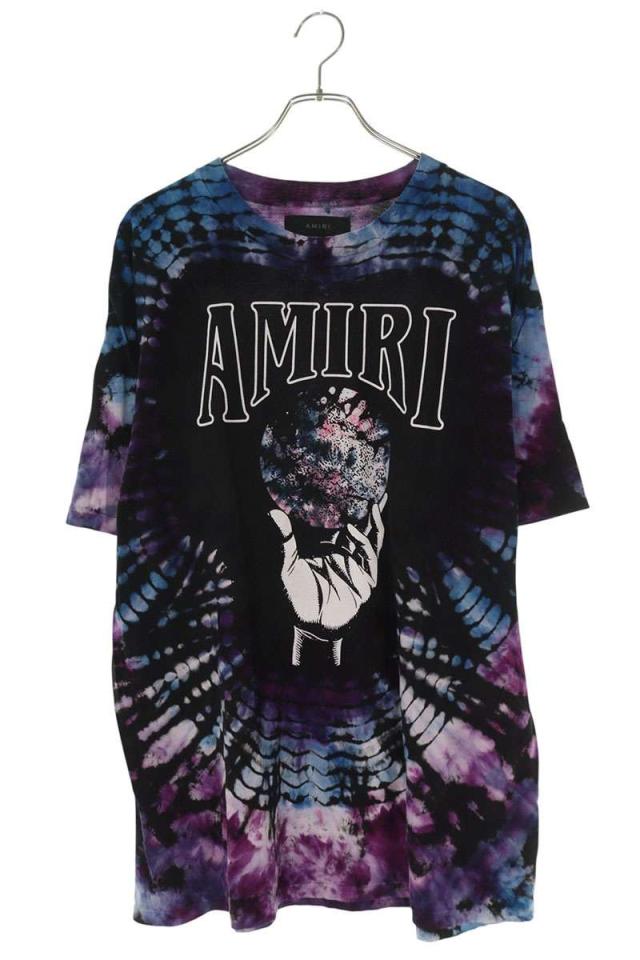 アミリ サイズ:XL タイダイ ロゴプリントTシャツ 中古 BS99