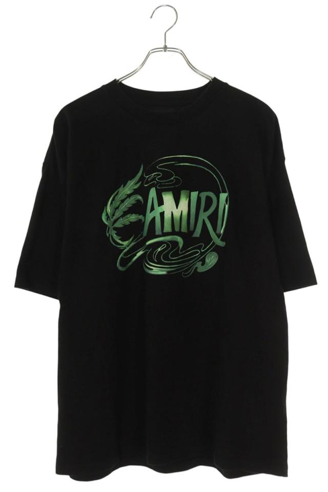 アミリ サイズ:L CALIFORNIA リーフ ロゴプリントTシャツ 中古 BS99
