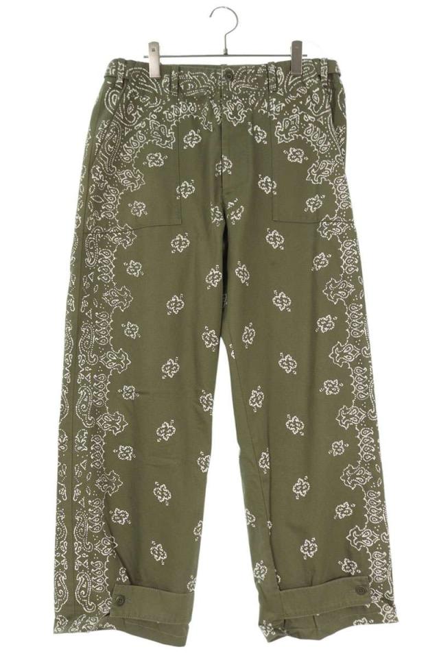 アミリ サイズ:50 ペイズリー柄 カーゴロングパンツ 中古 BS99